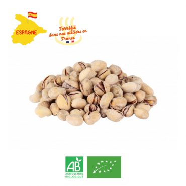 Pistache en Coque Grillée Nature Bio | Base Organic Food